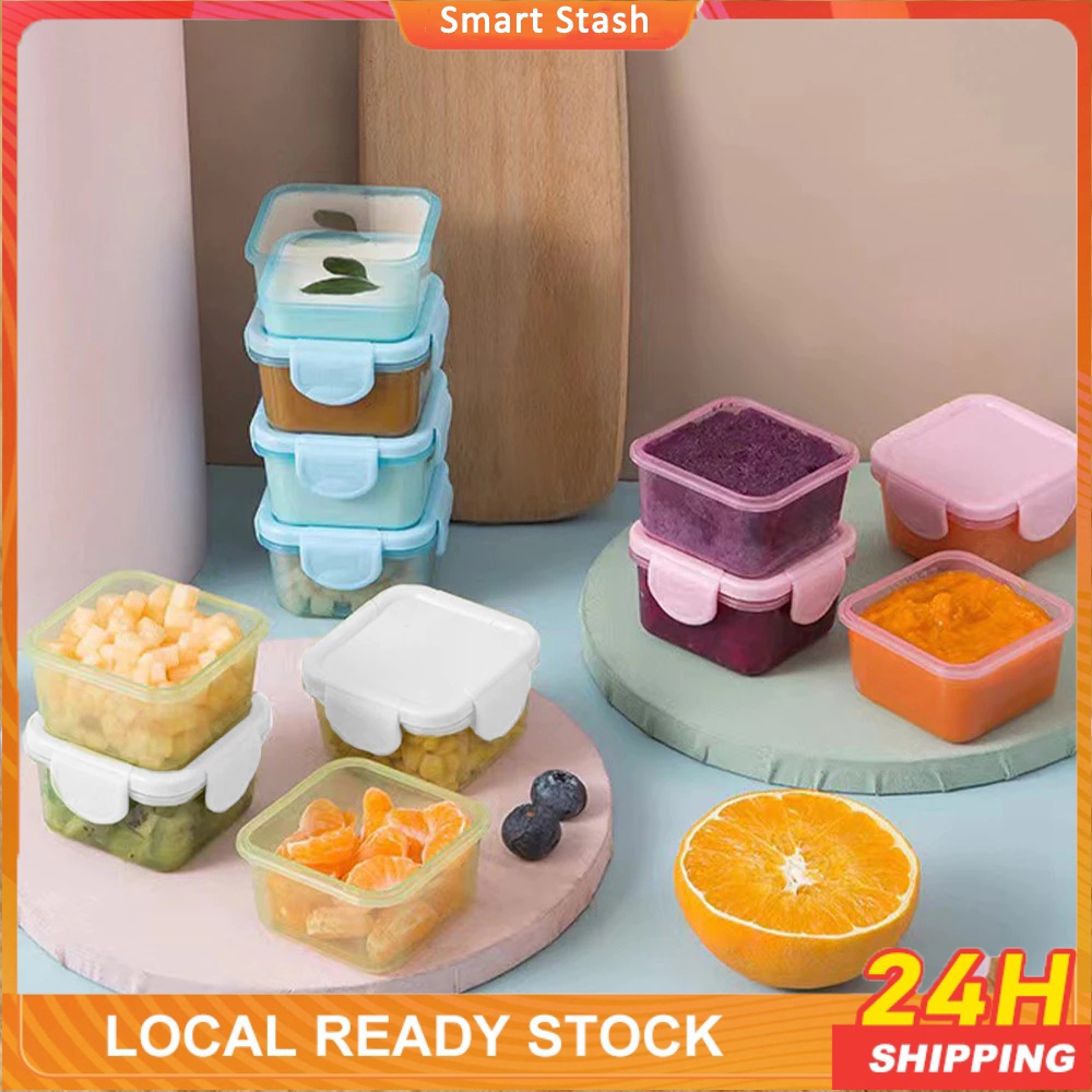 Food Box Portable Baby Food Storage Freezer Containers Jam Box Home ...