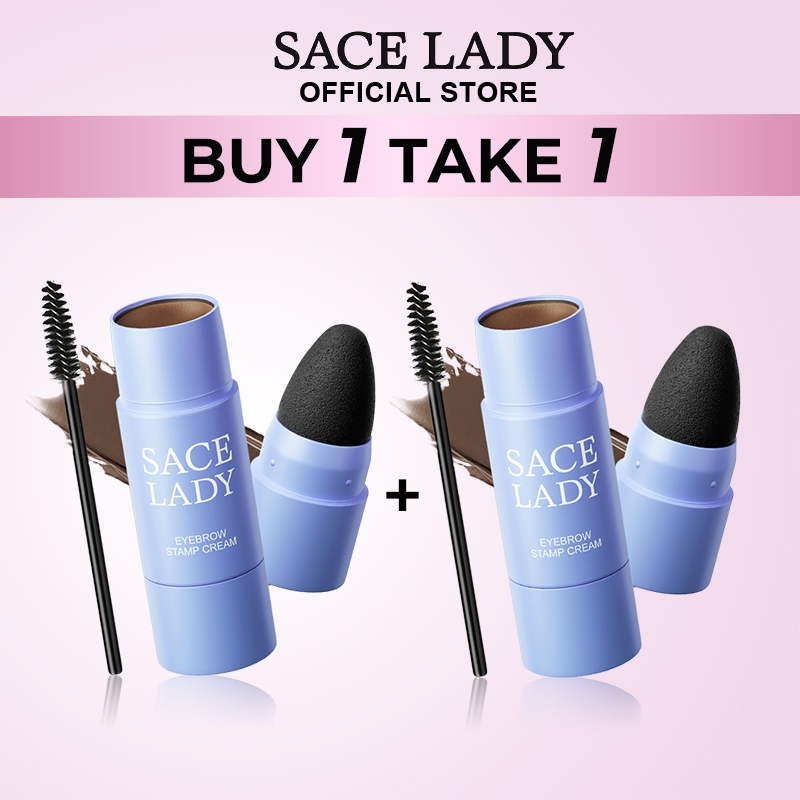 SACE LADY Eyebrow Cream Waterproof Multi-use Easy To Use Eyebrow Stamp ...