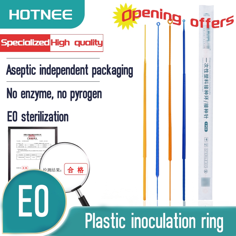 Disposable sterile plastic inoculation ring, inoculation ring ...