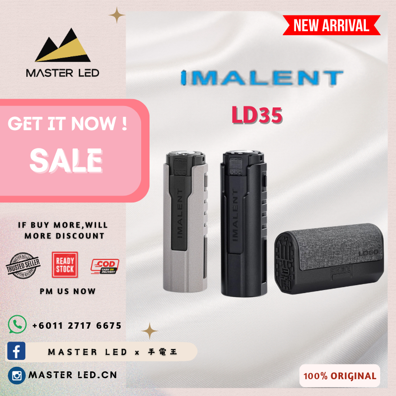 Perfect Flashlight IMALENT LD35 Rechargeable EDC Flashlight | Shopee Philippines
