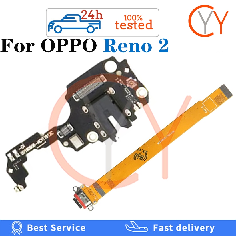 Charging Flex + MIC Board For OPPO Reno 2 Charging Ribbon Flex USB MIC ...