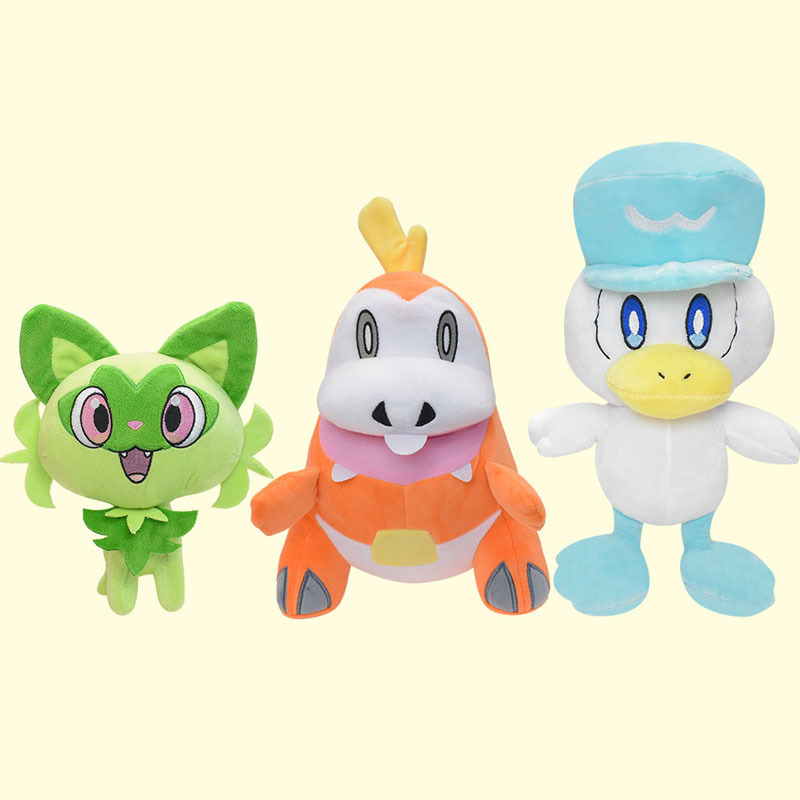 3 Styles 24cm-30cm Pokemon Sprigatito Meowscarada Floragato Soft Plush ...