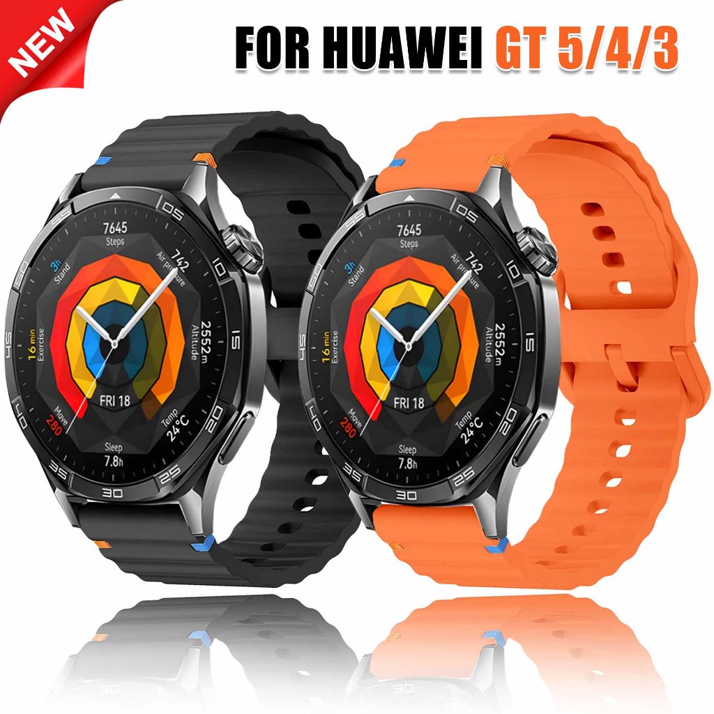 22mm 20mm Sport Waterproof Band For Huawei Watch GT 5/4/3/2/Runner 46mm ...