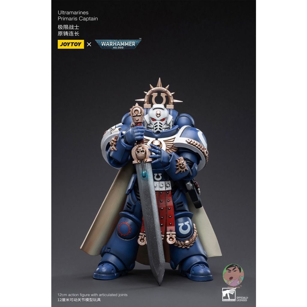 JOYTOY Warhammer 40K Ultramarines Primaris Captain Action Figure ...