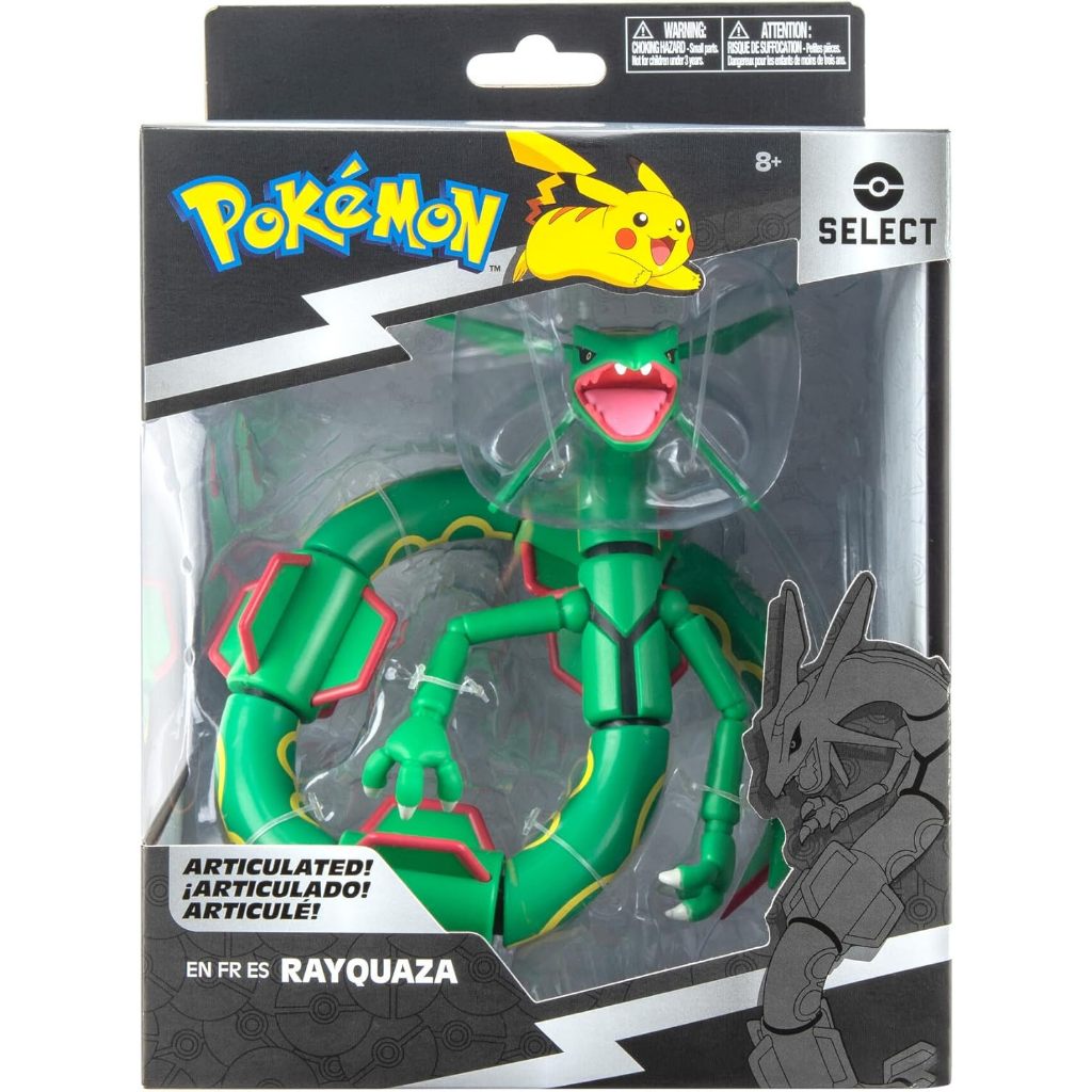Pokemon Select Super-Articulated 6-inch Rayquaza - Authentic Details ...