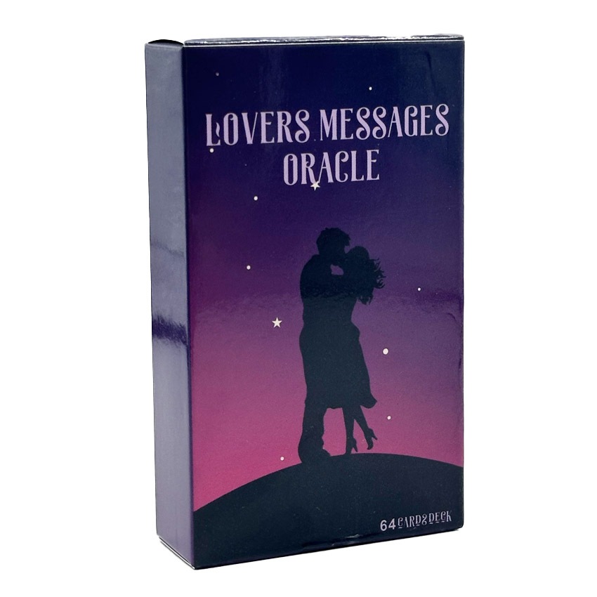10x6cm Lovers Messages Oracle Deck Tarot Card Game No Manual 64Pcs ...