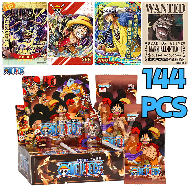 One piece card Luffy Sanji TCG rare UR/SR/SER/SSR wanted poster Card ...