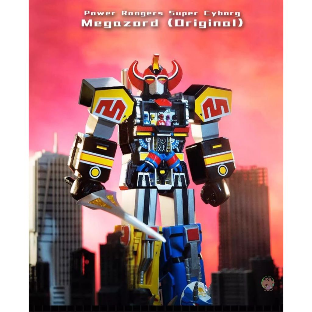 Super 7 Mighty Morphin Power Rangers Super Cyborg - Megazord (Original ...