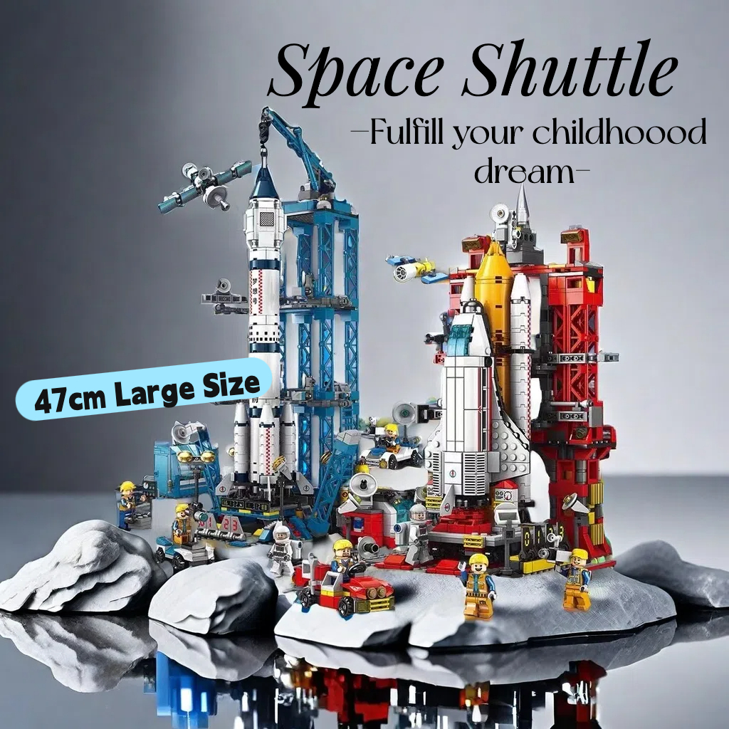 Christmas Gift Space Shuttle Spaceship Space Rocket Building Blocks DIY ...