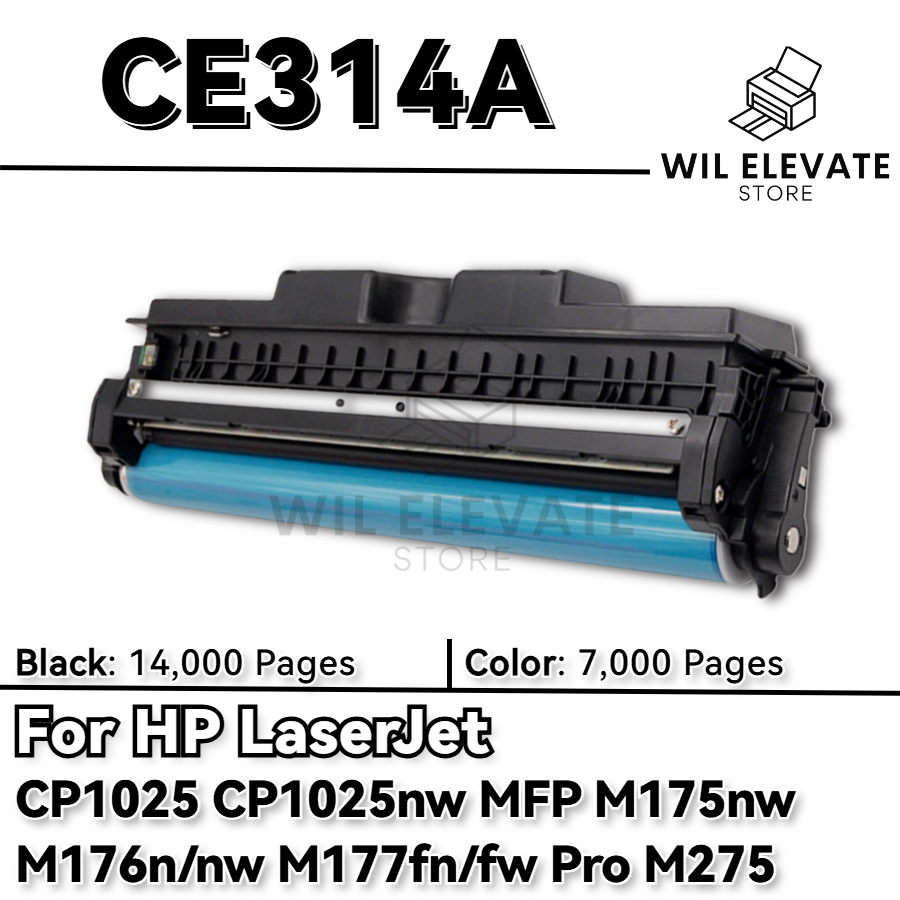 WilElevate 126A CE314A Imaging Drum For HP LaserJet CP1025 CP1025nw ...