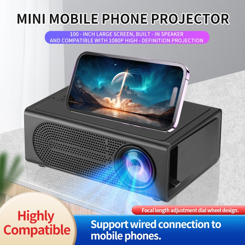 Projector Mini For Phone Portable Home Theater Murah Mini Projektor Led ...