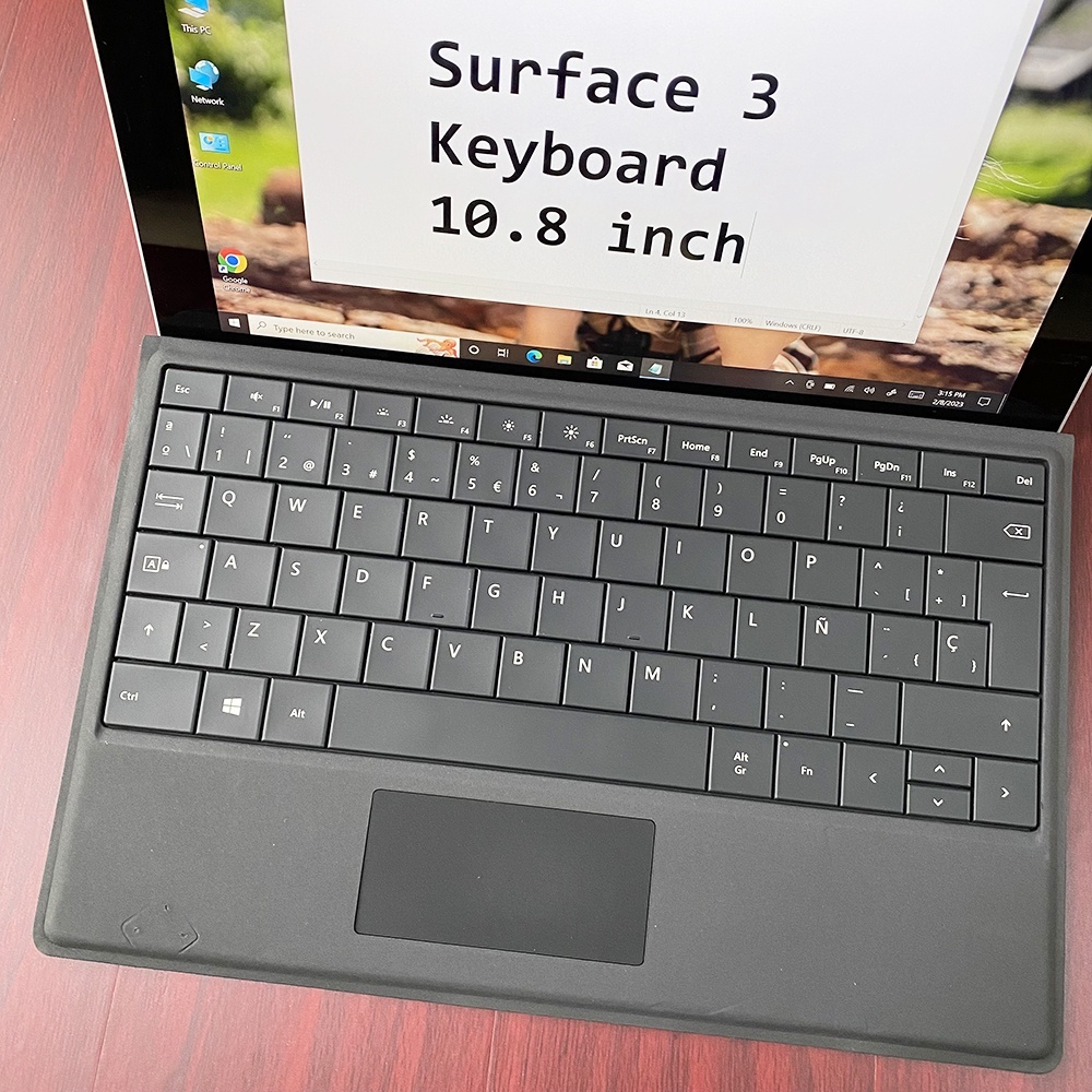 Used "80%New" second-hand Microsoft Surface3 Type Cover Keyboard 10 ...