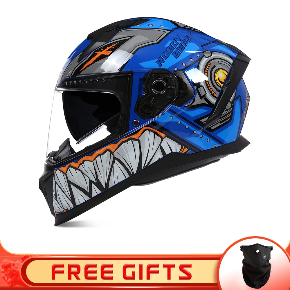 ABS Shell Motorcycle Helmet Motocross Dirt Bike Scooter Racing Helmet ...