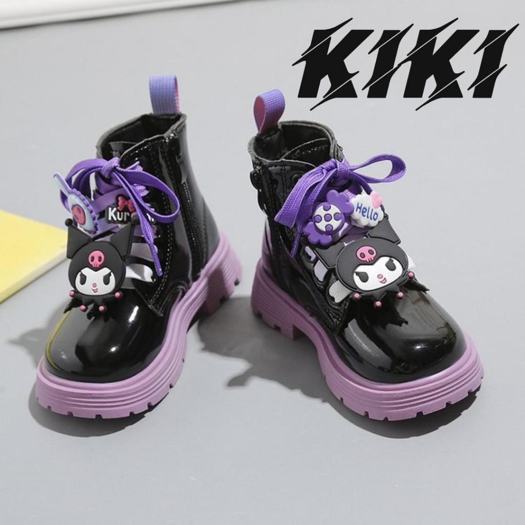 KIKI Trend Black Kuromi Martin Boots for Kids New school boots for kids ...
