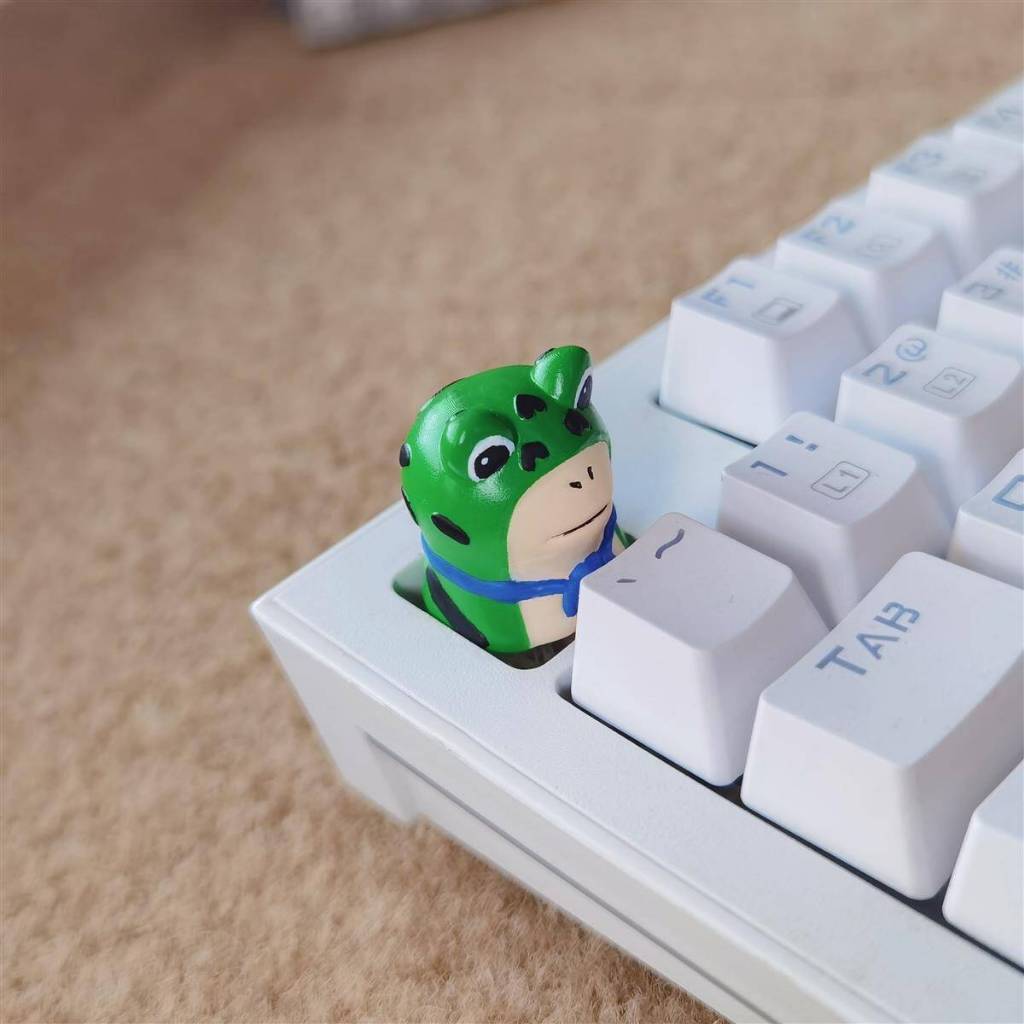 Frog Personality Keycaps Cute Interesting Keycap Homemade Resin Key ...