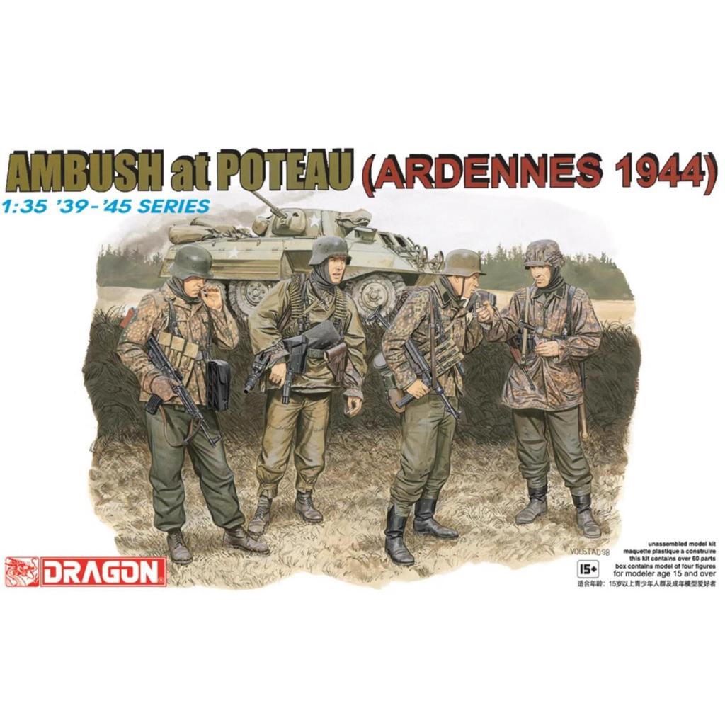 Dragon 1/35 6091 WWII German Ambush at Poteau (Ardennes 1944) (4 ...