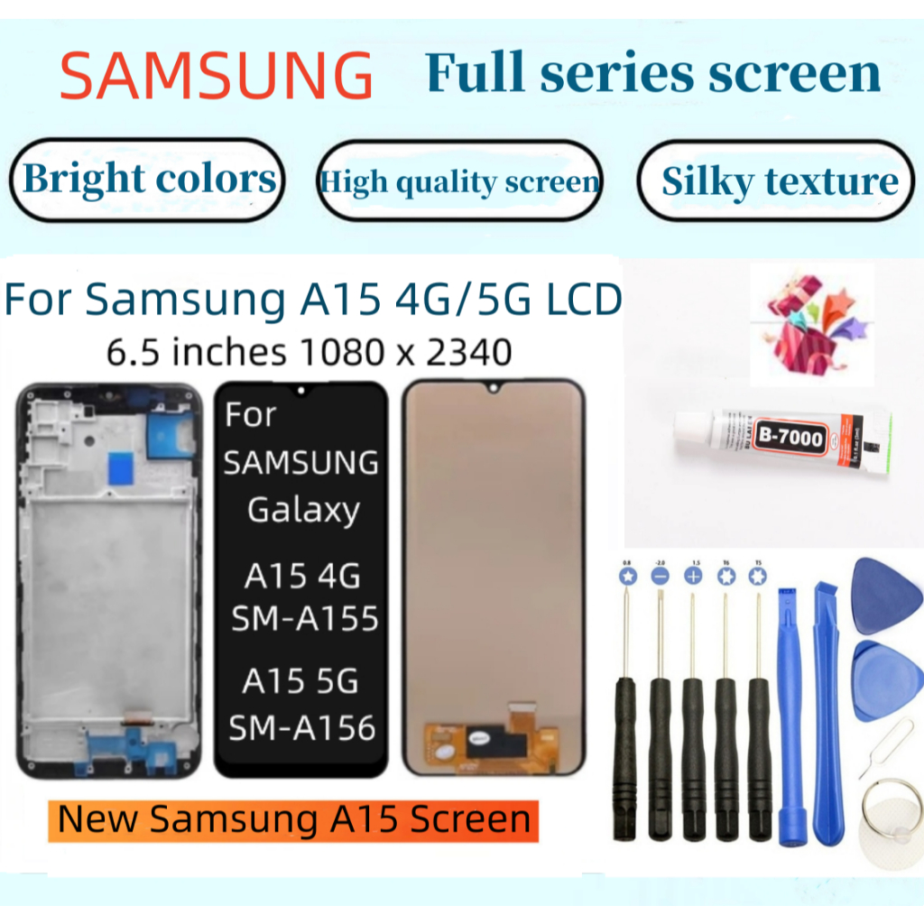 Brand New Samsung Galaxy A15 4G 5G LCD Touch Display Screen | Shopee ...