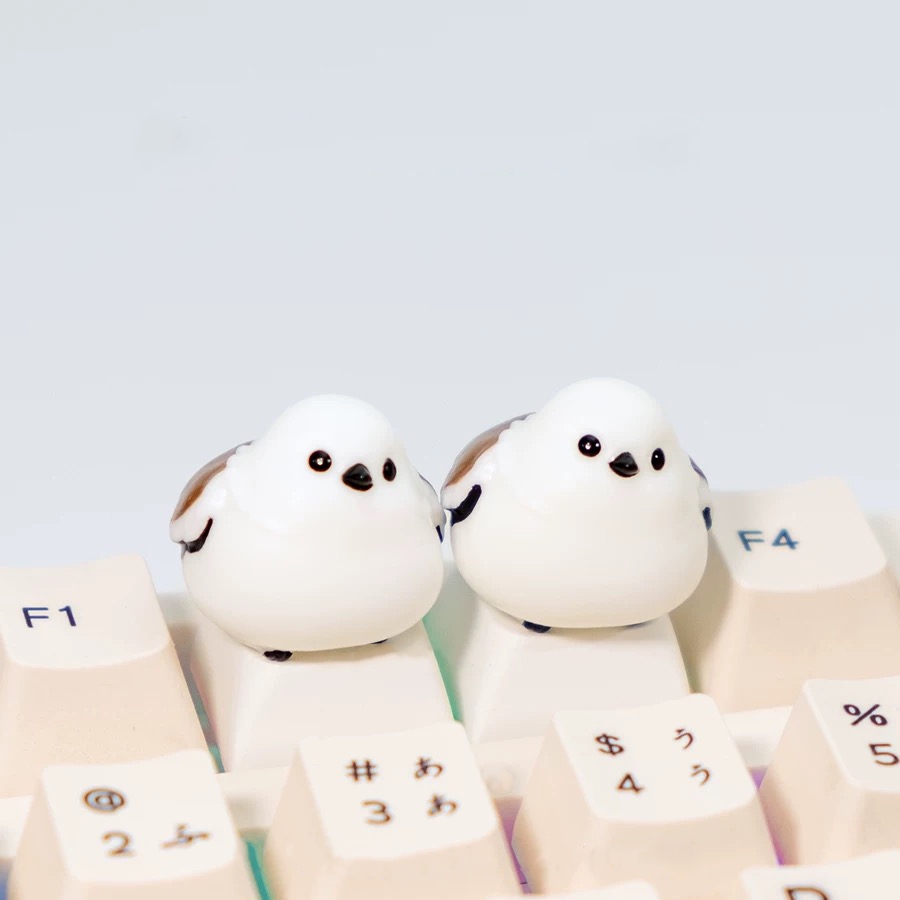 Tit Bird Personality Keycaps Cute Interesting Parrot Keycap Homemade ...