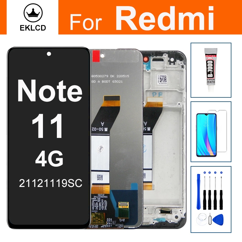 For Xiaomi Redmi Note 11 4G LCD Display 21121119SC Touch Screen ...
