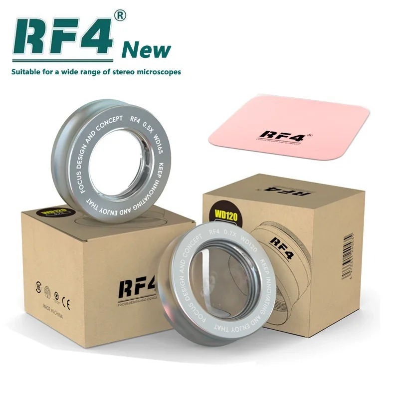 NEW RF4 WD165 0.5X 0.7X 0.48X Auxiliary Objects Lens Microscope Camera ...