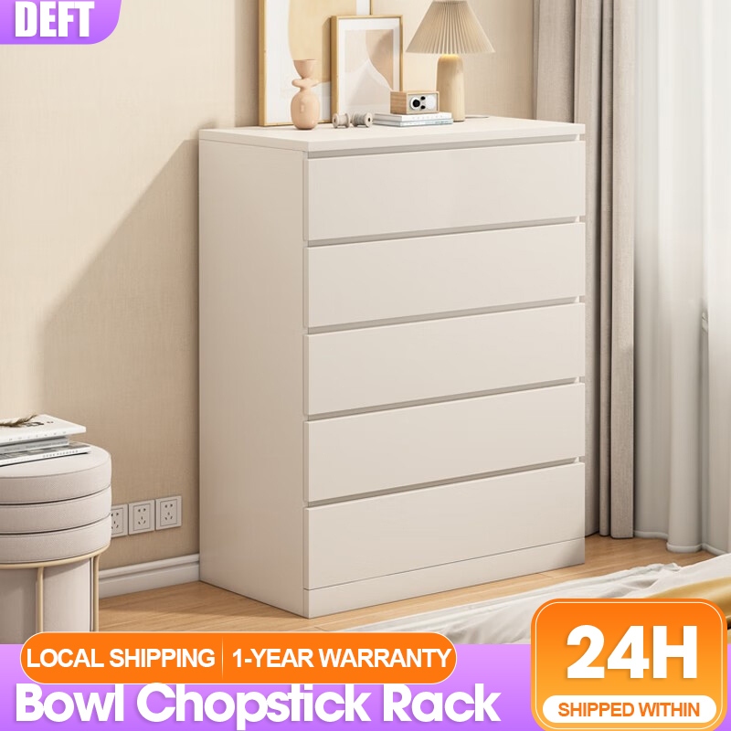 Chest Drawer Cabinet Solid Wood for clothes 4/5 Layer Drawer Organizer ...