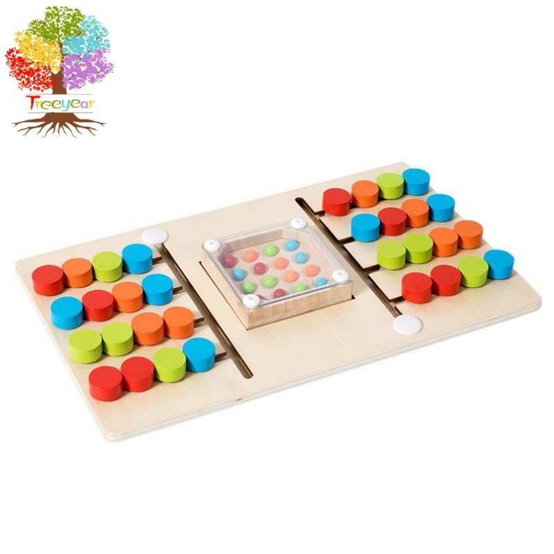 Four Color Battle Game Early Learning Educational Color Matching Toy ...