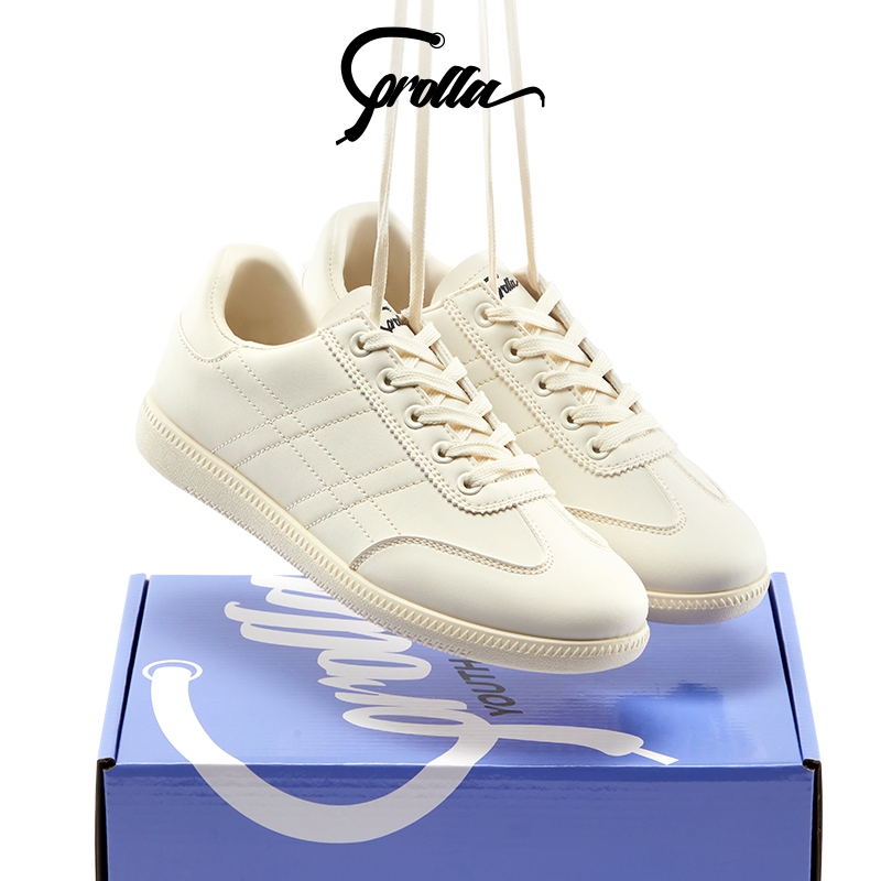 Corolla Samba Women's White and Black Sneakers Work Shoes - Lightweight ...