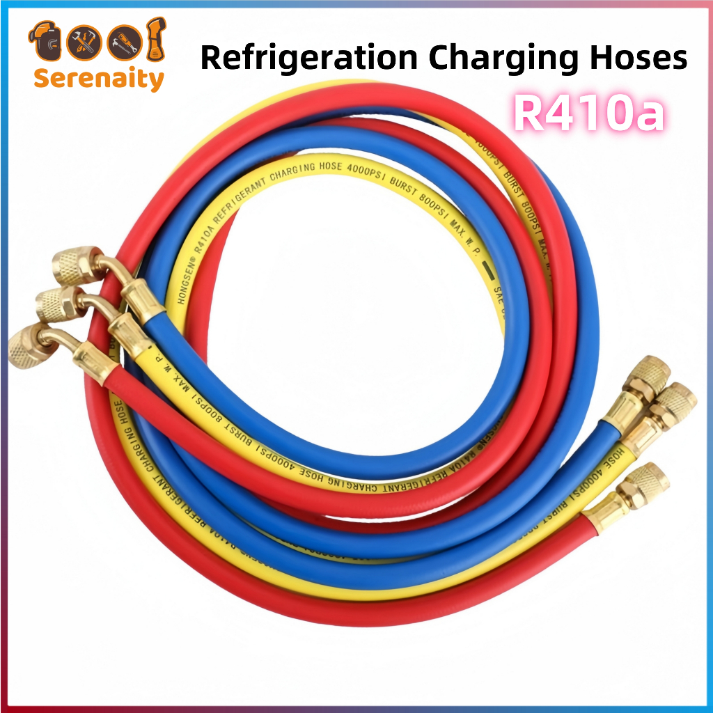 R410a Charging Hose, Maximum working pressure 800Psi, Air Conditioning ...