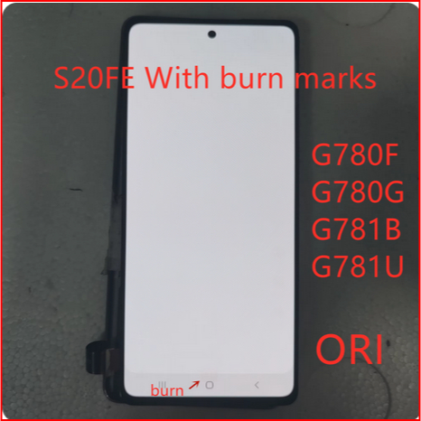6.5'' Super Amoled LCD with black dot line For Samsung S20 FE G780F S20 ...
