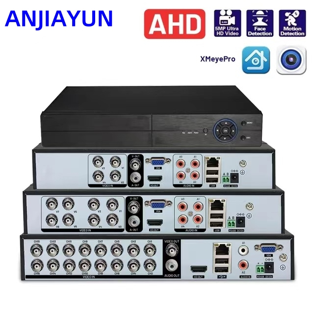 AHD 4K 8CH CCTV DVR Recorder 6 IN 1 Hybrid NVR DVR Security System 8MP ...