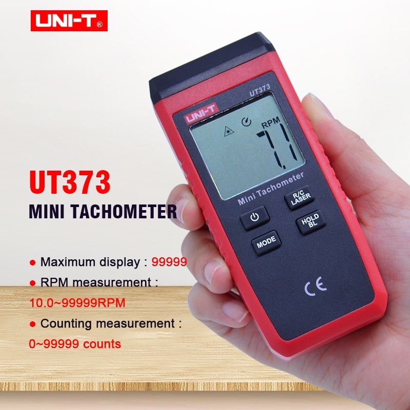 UNI-T UT373 micro tachometer engine tachometer digital laser non ...