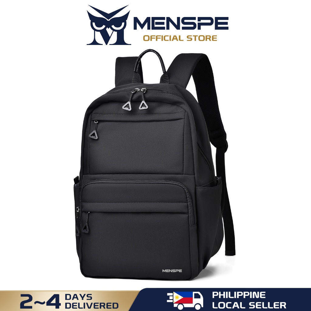 MENSPE Men Backpack Notebook Business Travel Bag Waterproof Backpack ...