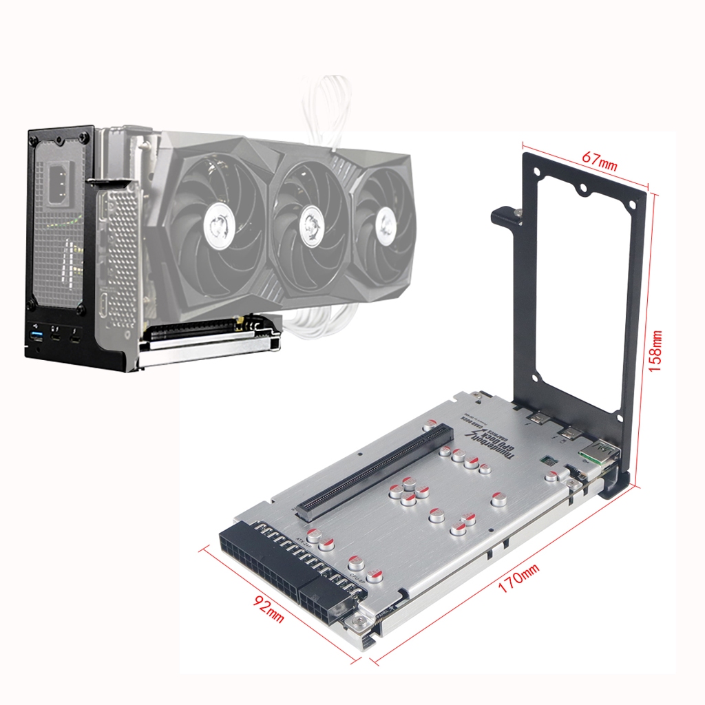 XT-XINTE Thunderbolt-Compatible GPU Dock External Graphics Card Docking ...