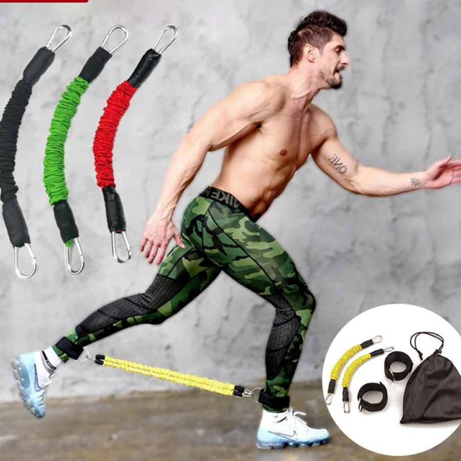 HW01 20LB-80LB Gym Rubber Pull Rope Resistance Band For Fitness ...