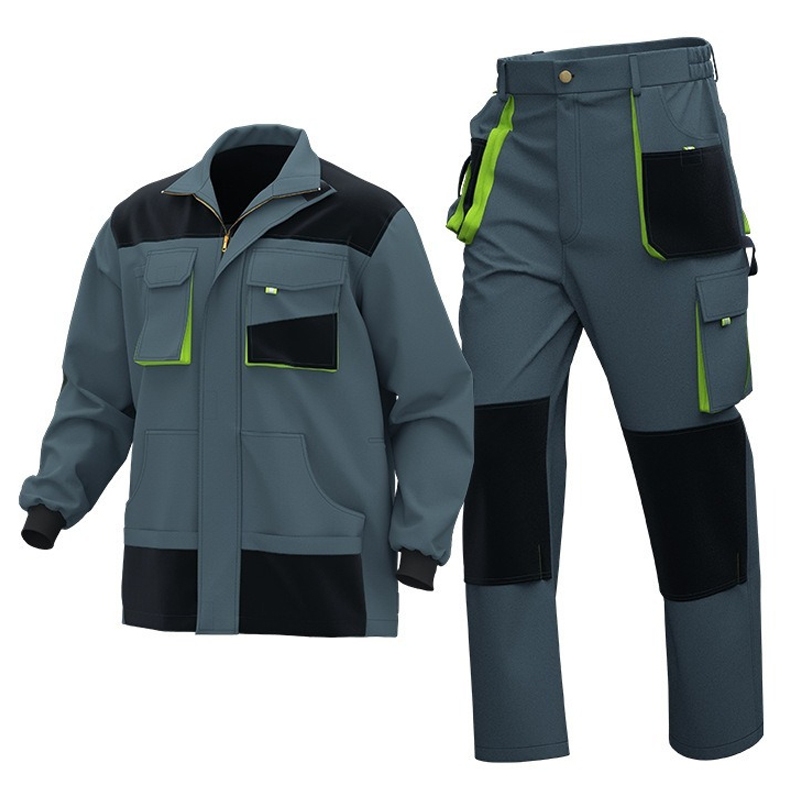Professional Safety Workwear Jacket and Pants Set Construction Work ...