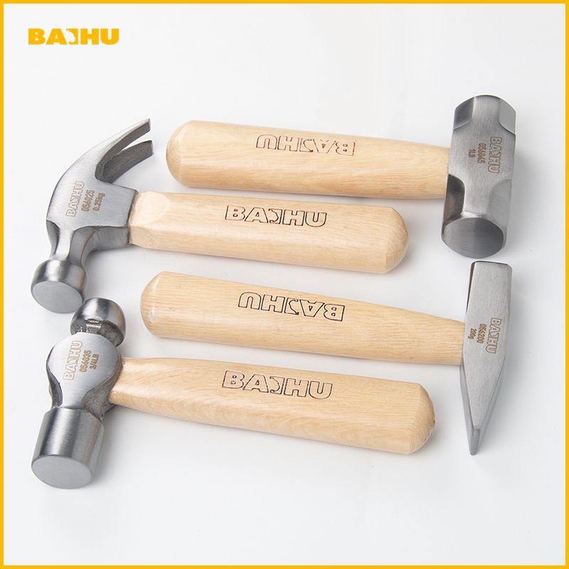 【BAIHU】 Wooden Handle Hammer 16cm Mini Steel Hammer | Shopee Philippines