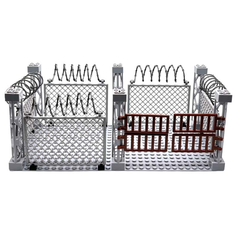Military Base Scene Building Blocks MOC Small Particles Protection Net ...