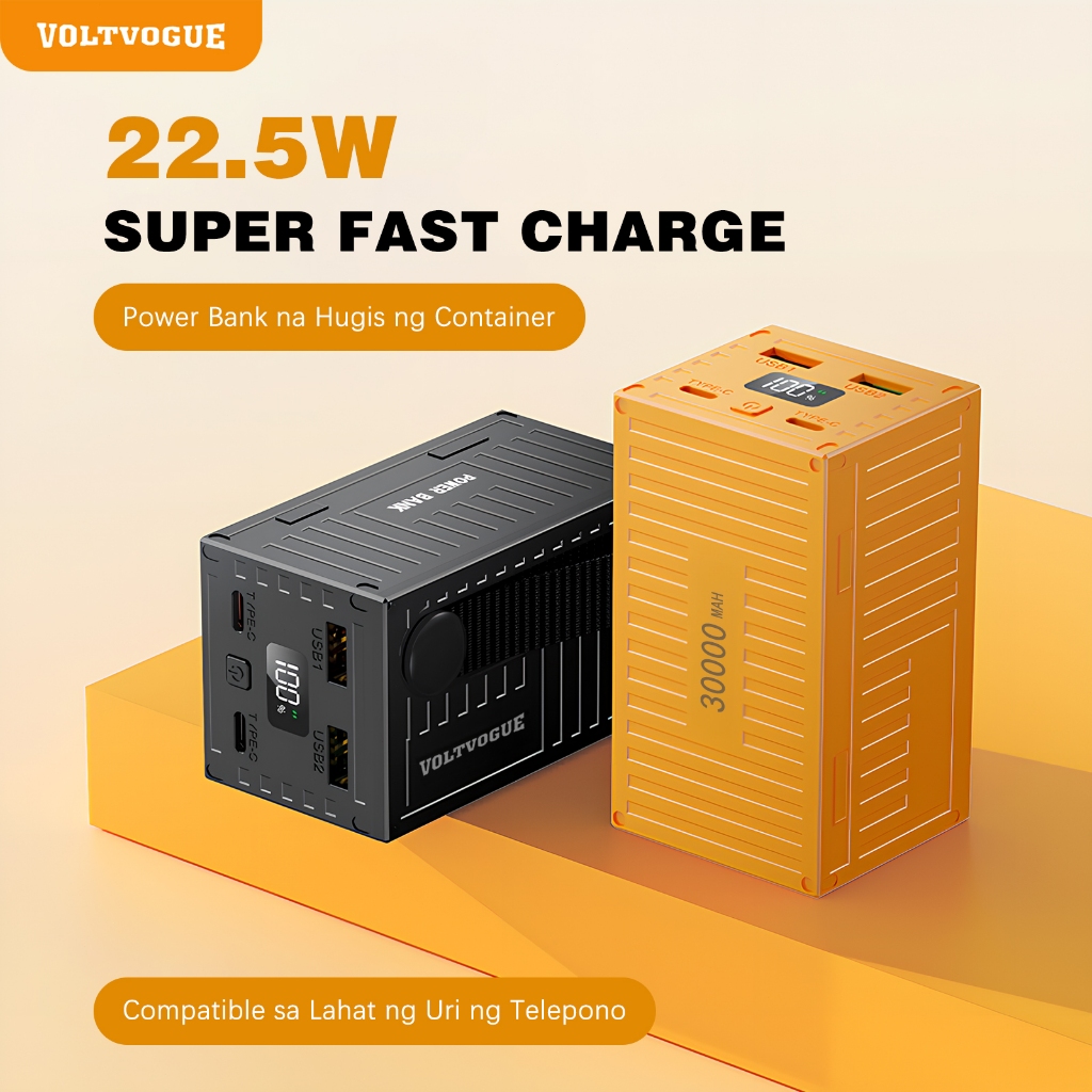 Voltvogue 30000mAh/50000mAh Container PD Biggest Powerbank Super Fast ...