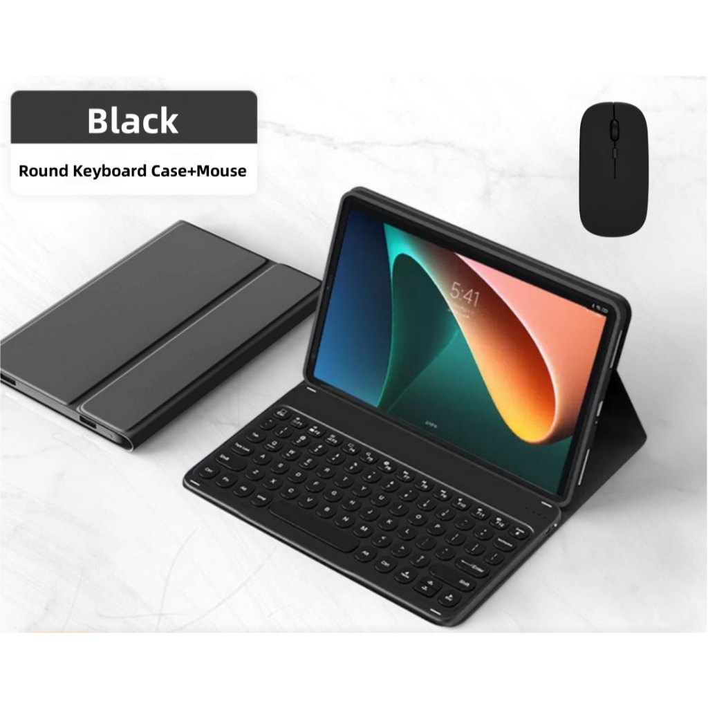 For Honor Pad X8a 11 inch 2024 Bluetooth Keyboard Case with Round ...