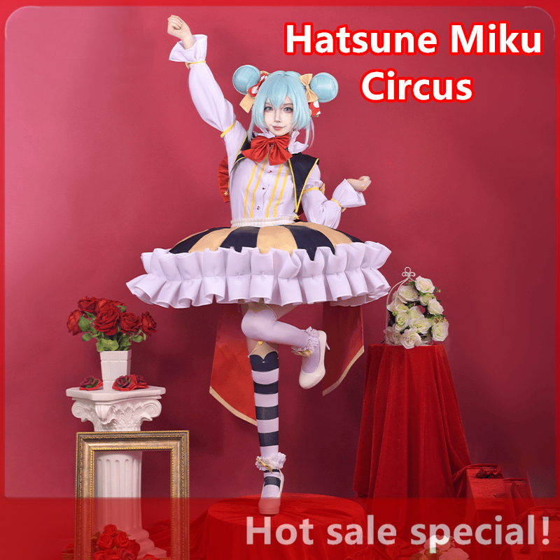 【HX-YAO】Hatsune MIKU Circus cos MIKU Concert Ballet cosplay Women's ...