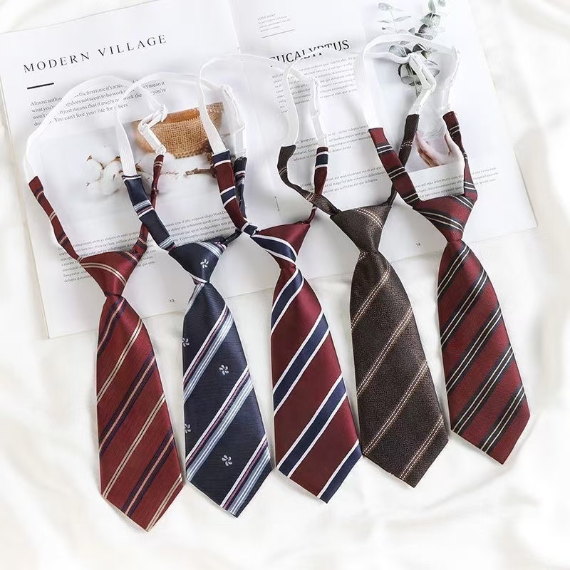 Kindergarten Children Solid Tie Kid bowtie super short mini Lazy Tie ...