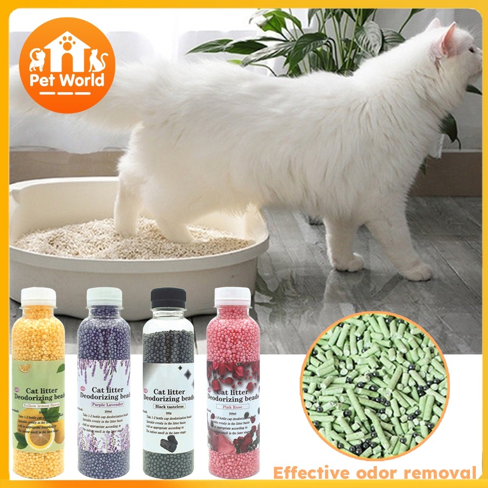 Cat Litter Box Deodorizer Crystal Antibacterial Deodorant Beads Cat ...