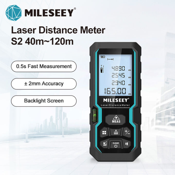 【Local】 ★Mileseey★100M Laser Rangefinder Smart Digital Lazer Level ...