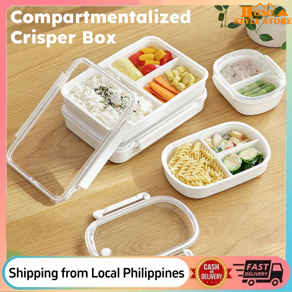 350/490/950ML Daily Lunch Box Bento Box Removable Compartment ...