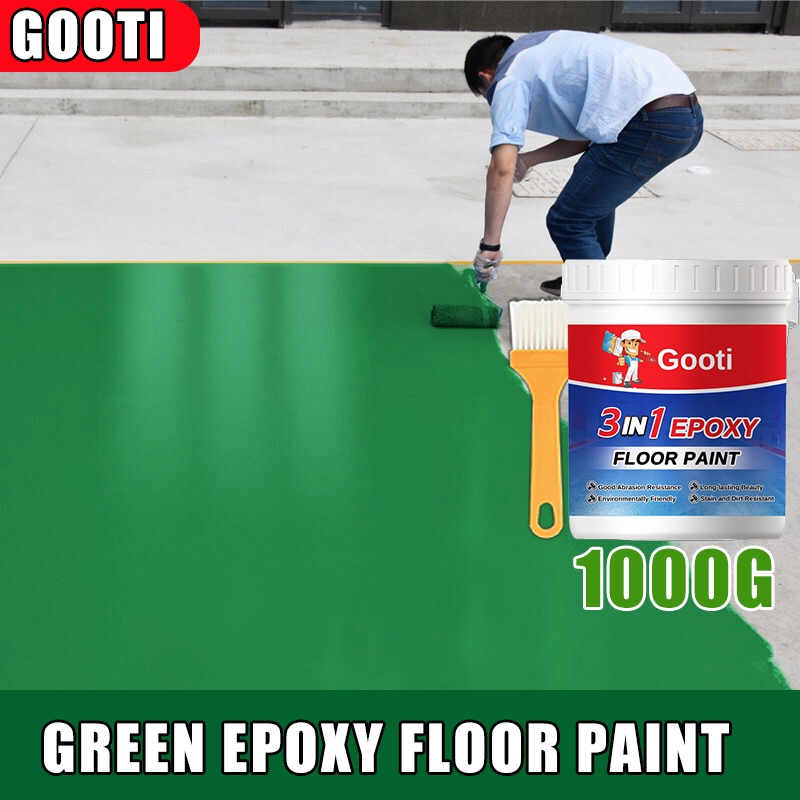 3 In 1 Epoxy Floor Paint Cement Floor Renovation Outdoor Indoor Dust ...