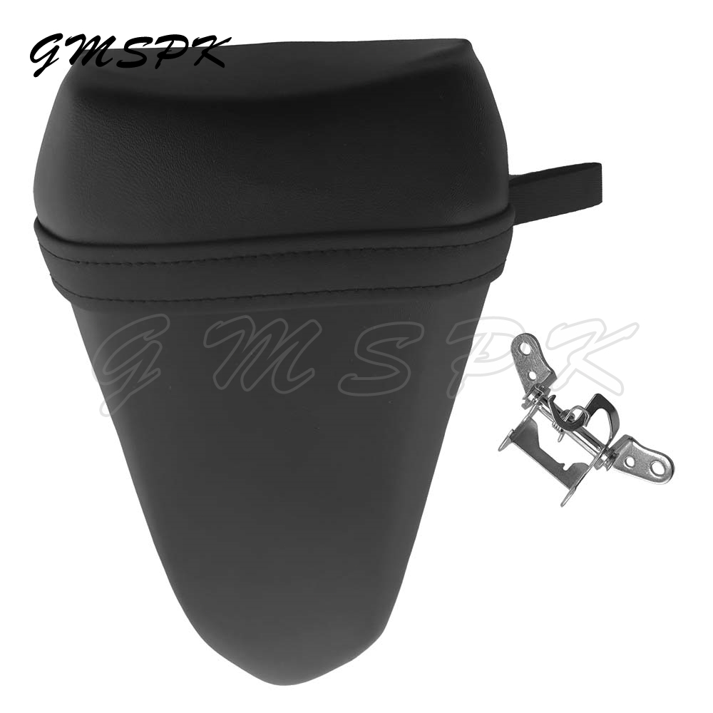 Motorcycle Rear Passenger Seat Cover Leather Pillion Cushion Fit for ...