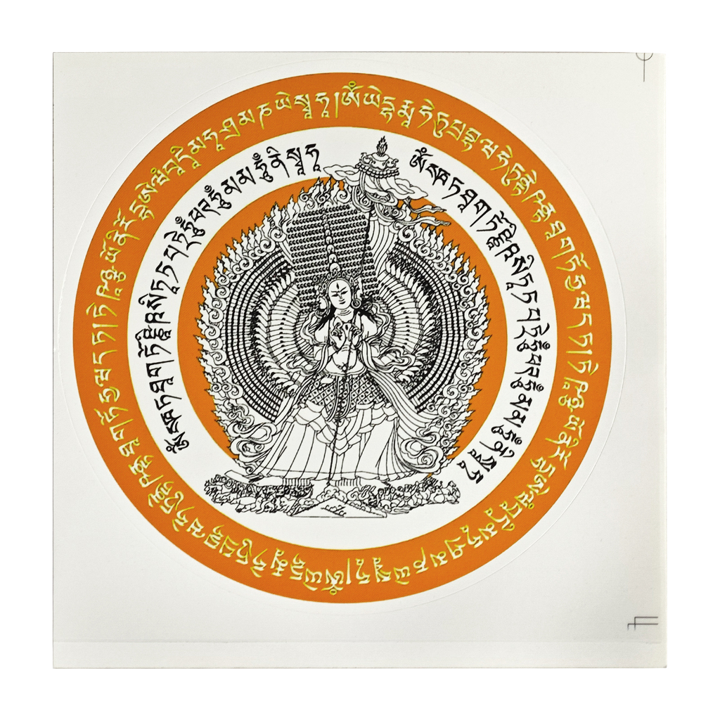 Feng Shui 5pcs White Umbrella Goddess Window Sticker Amulet Car ...