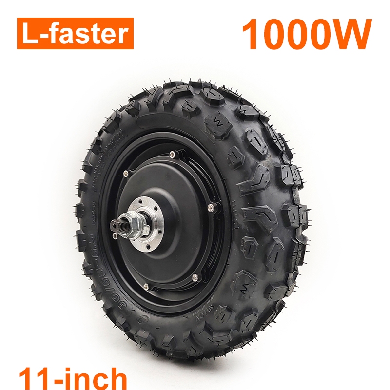 L-faster 48V 1000W Brushless Hub Motor 11 Inch Off Road Tire For ...