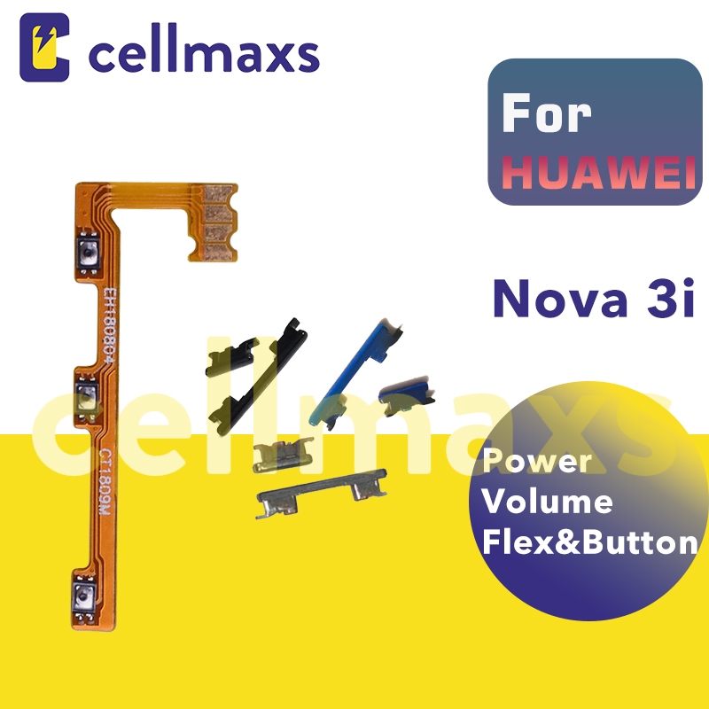 For HUAWEI Nova 3i Power On Off Volume Flex Button INE-LX1 INE-LX1r INE-LX2r | Shopee Philippines