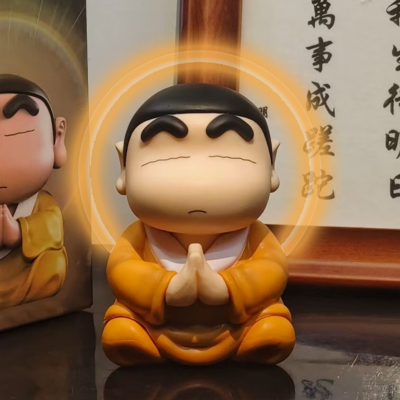 7cm Anime Crayon Shin-chan Cos Buddha Action Figure Shin Chan Figuras ...